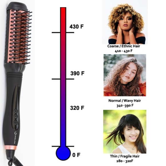 INGLAM Hair Tools | Accessories | Inglam Hot Brush And Volumizer Brush ...